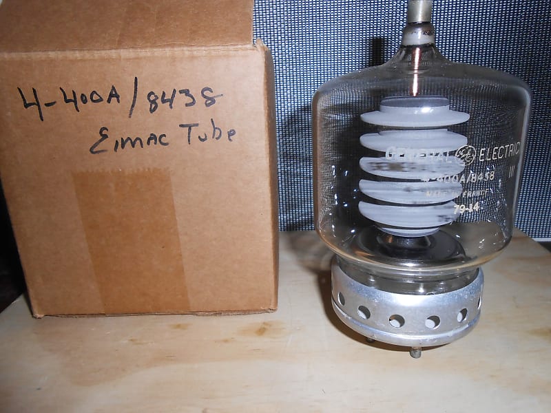 EIMAC GE 4-400a - 8438 HV tube Made in France | Reverb