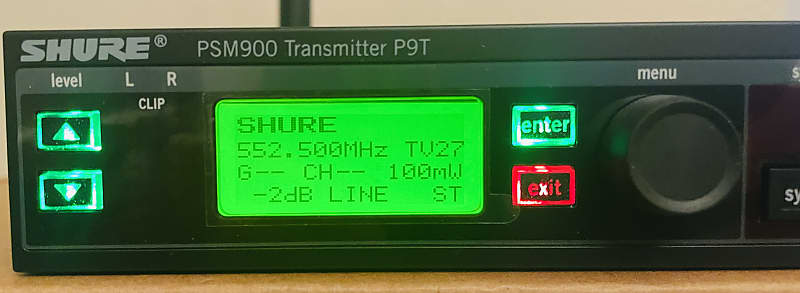 SHURE PSM900 + P9RA+ body pack H21 band 2023 - Black | Reverb