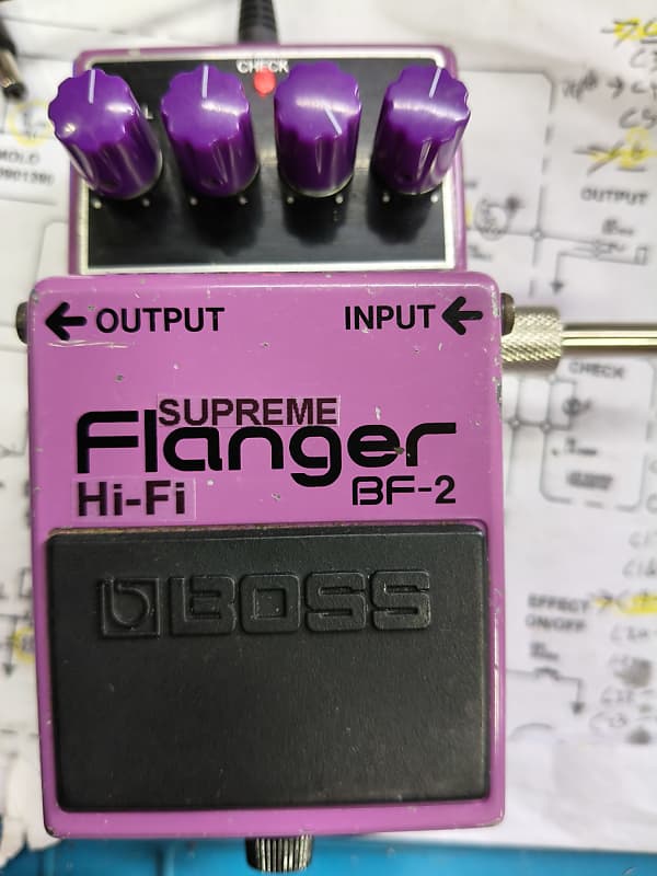 Boss BF-2 Flanger Japan (Green Label) Supreme Hi-Fi Mod | Reverb