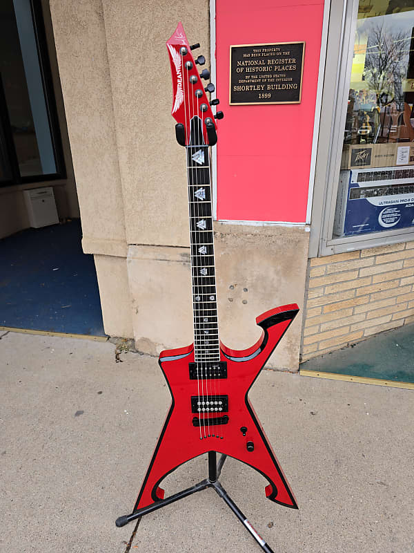 Dean USA Michael Ammott Wraith String Through - Blood Red | Reverb