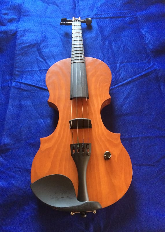 Violin. Handmade electric with frets. | Reverb