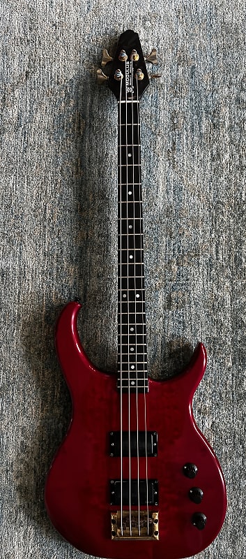 Modulus -custom neck-thru, short scale - Trans-red | Reverb