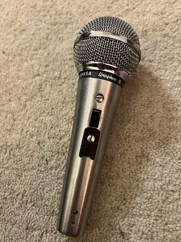 Shure 588SA App 70s/80s - Silver / Metal | Reverb
