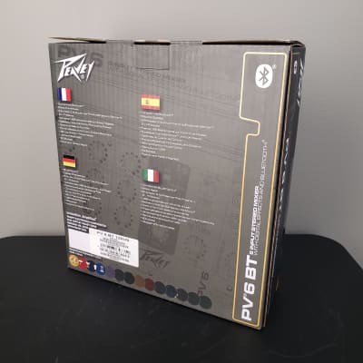 Peavey PV 6 BT 6 Channel Mixer with Bluetooth | Reverb