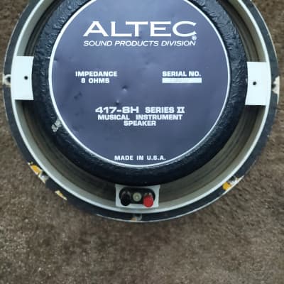 Altec Altec 417-8h Series II 1970-1980 - Black | Reverb