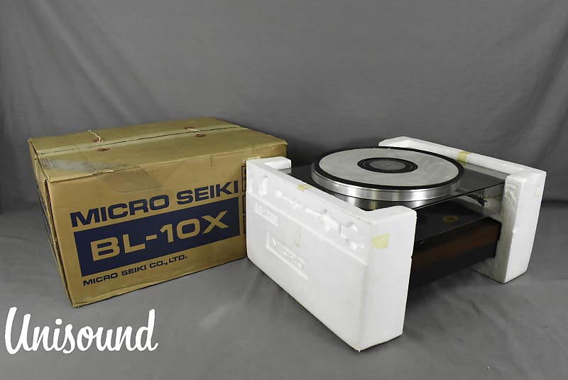 Micro Seiki BL-10X Turntable Record Player w/ Original Box | Reverb
