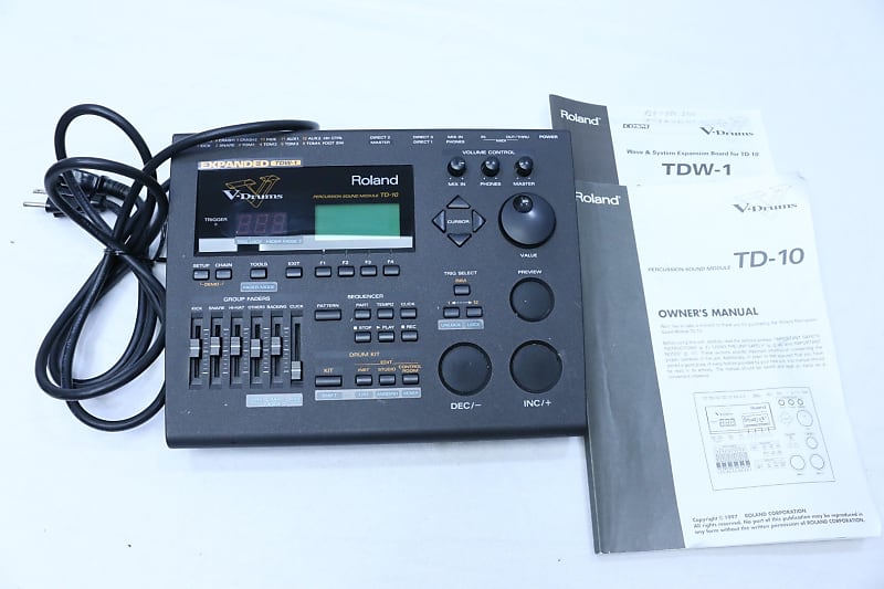 Roland TD-10 Drum Module Brain TD10 TDW1 Expansion | Reverb
