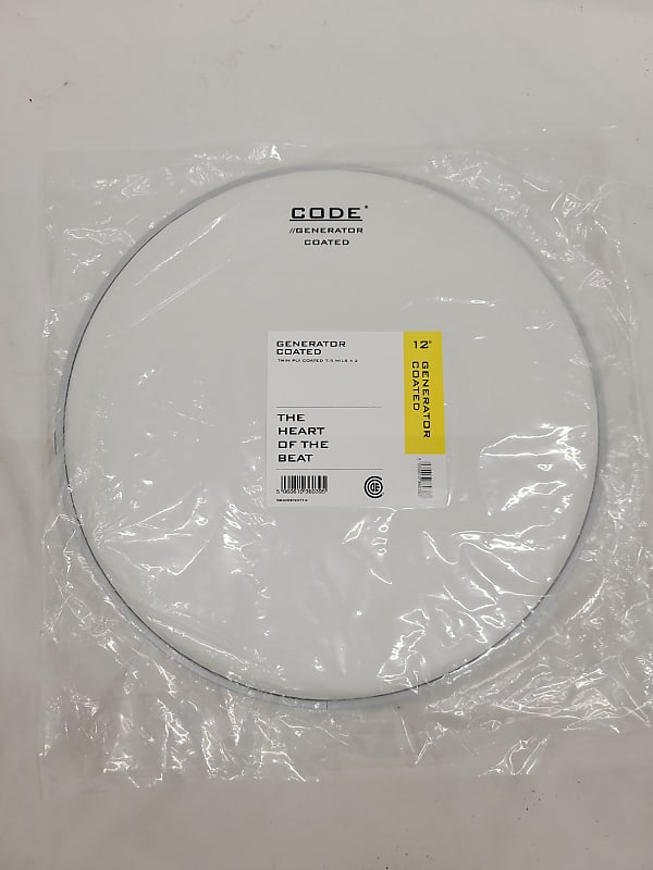 Code 12" Generator Coated 2-Ply Drum Head | Reverb