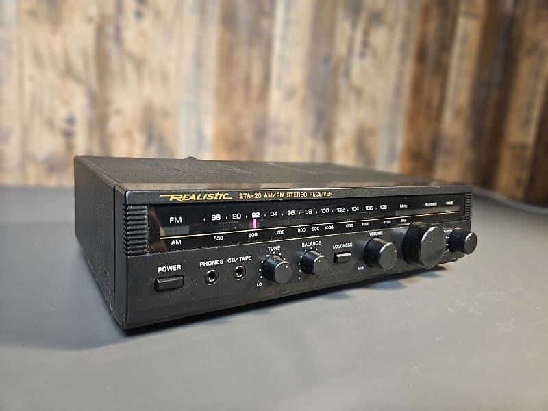 Realistic STA-20 Mini Stereo Receiver Model 31-1979 | Tested | Reverb
