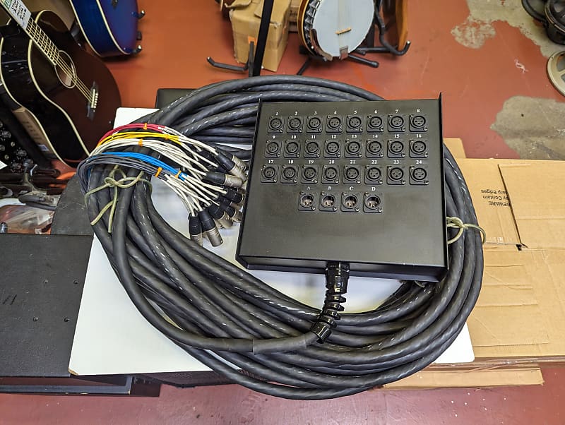 Super Clean! Live Wire 28 Channel 100' Microphone Snake - | Reverb
