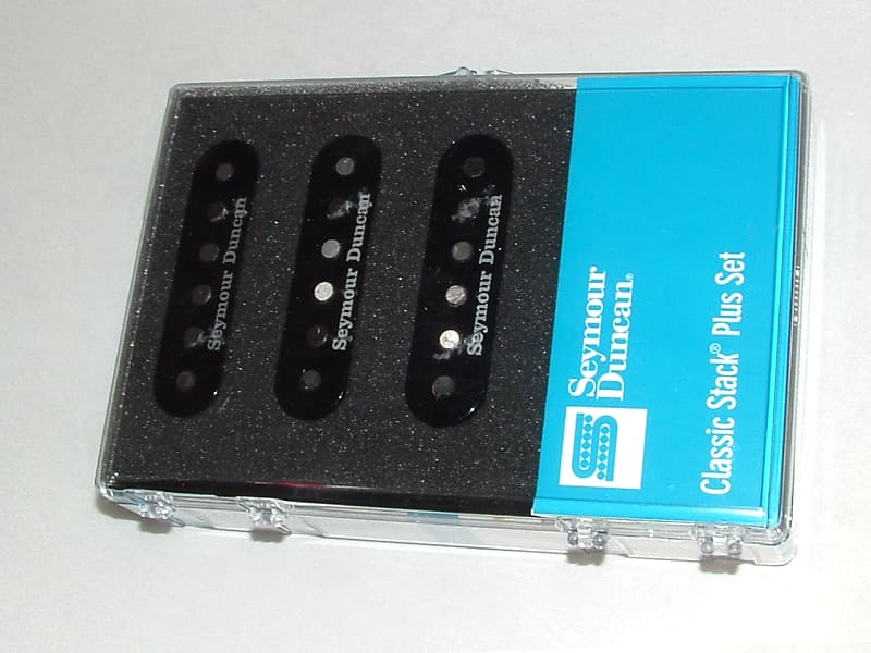 Seymour Duncan STK-S4s Classic Stack Plus Pickup Set (Black) | Reverb