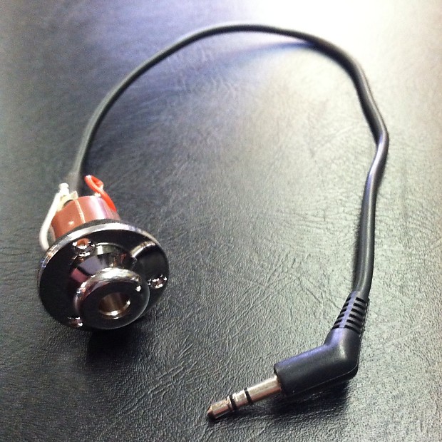 Acoustic Guitar End Pin Jack Chrome | Reverb