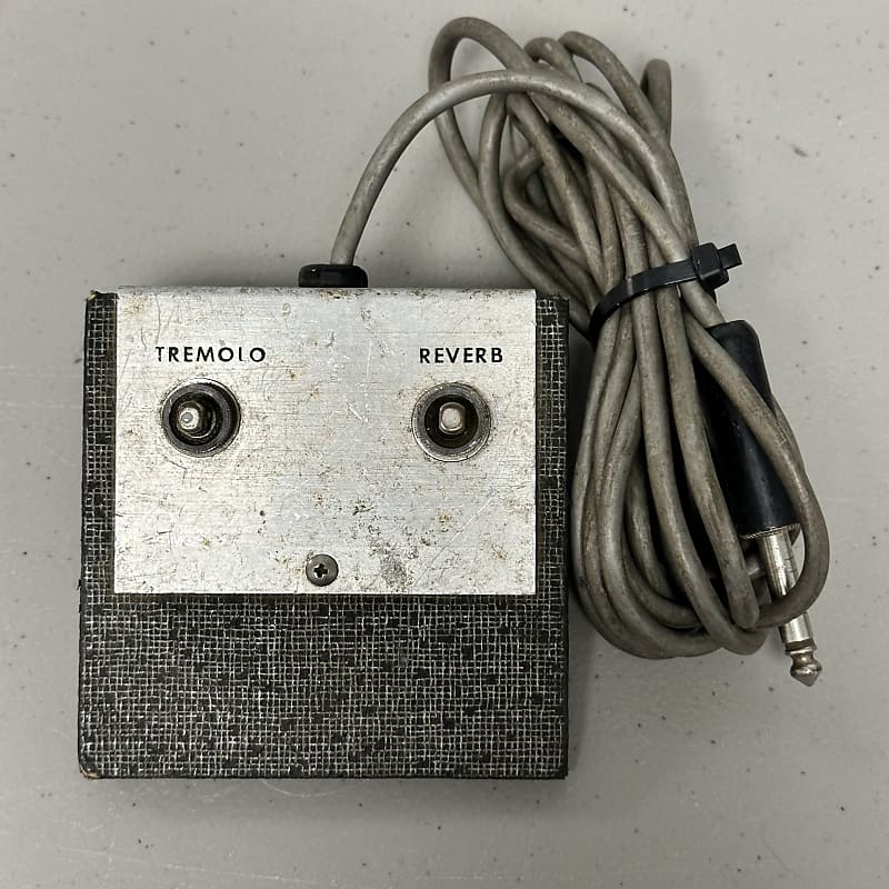 Silvertone Amp Footswitch Vintage USA 1960s 2-Button | Reverb