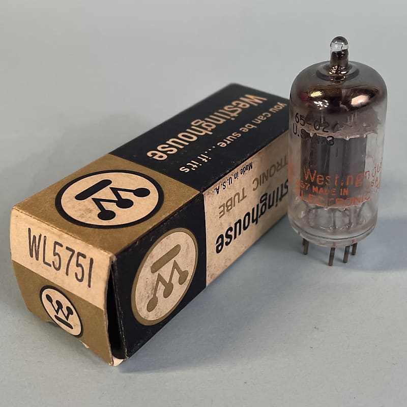 1966 Westinghouse WL 5751 Vintage 12AX7 ECC83 Equivalent! T64 | Reverb