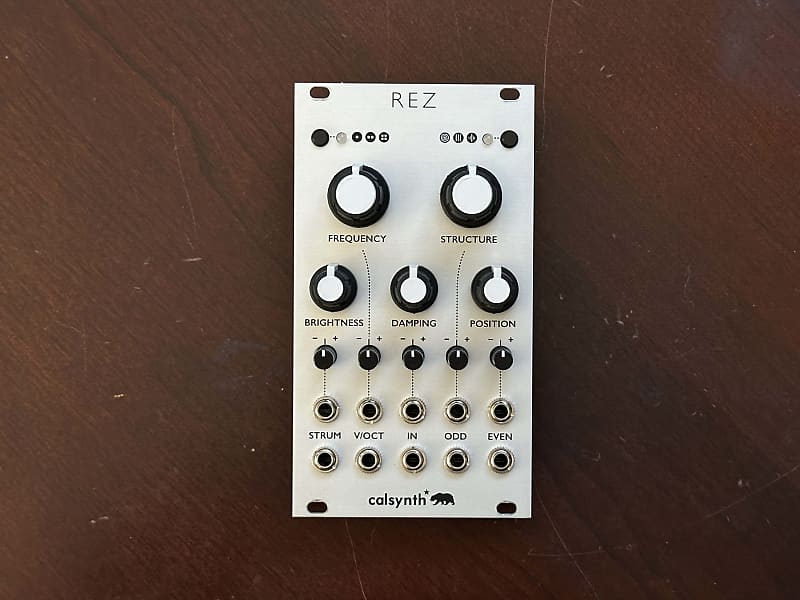 CalSynth Rez Full Size Replica Of Mutable Rings Silver 2024 - | Reverb