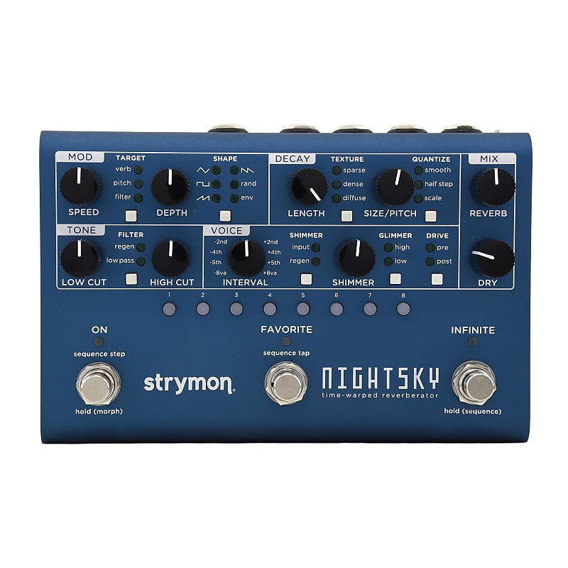 Strymon Nightsky Time Warped Reverberator Pedal | Reverb