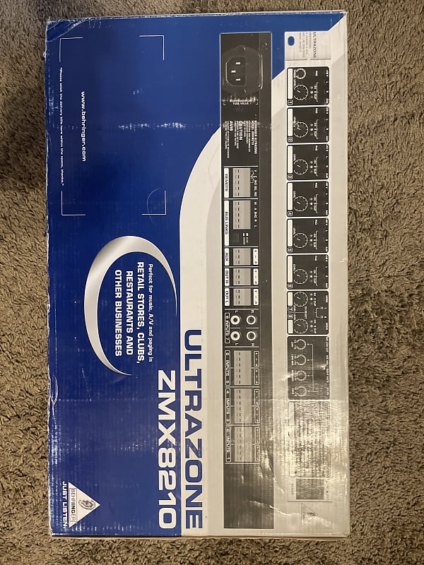 Behringer Ultrazone ZMX8210 Rackmount Zone Mixer 2008 - | Reverb