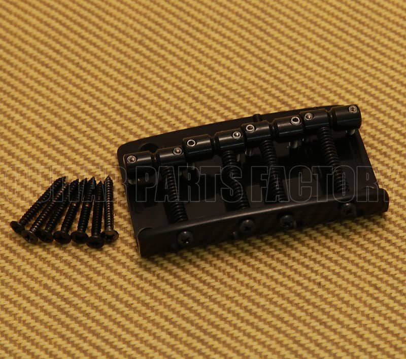 203B-4B Gotoh 203 Series Black Bass Bridge | Reverb