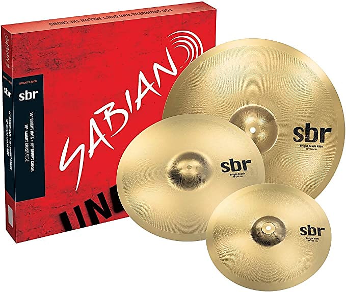 Sabian SBR Bright 3-Pack Box Set | Reverb