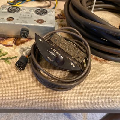 Leslie 1/2 Moon Main-Ensemble-Echo Switch w/ cable - Vintage | Reverb