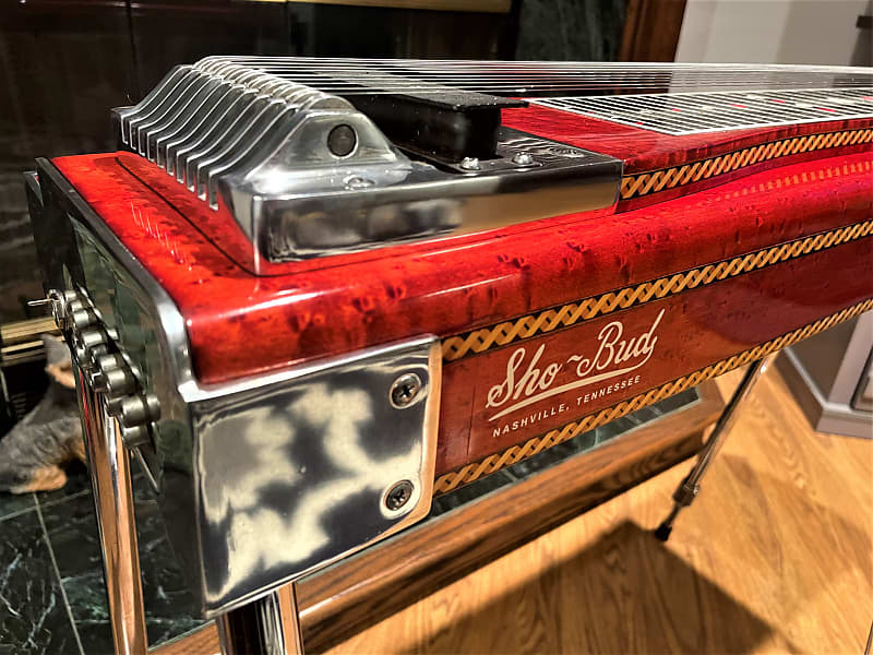 Stunning and Rare! 1973 Sho Bud Round Front Pro One , Red | Reverb