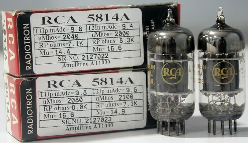 1MP 5814A RCA triple mica D getter made in U.S.A Amplitrex | Reverb