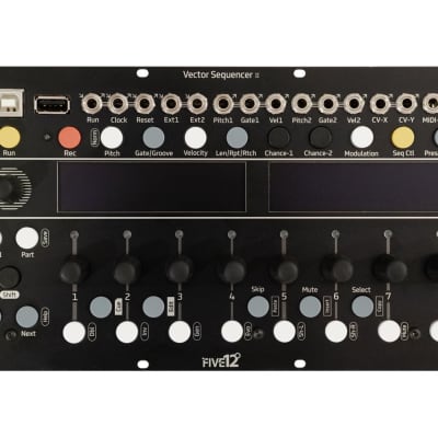 Five12 Vector Sequencer With Jack Expander Module (Matched | Reverb