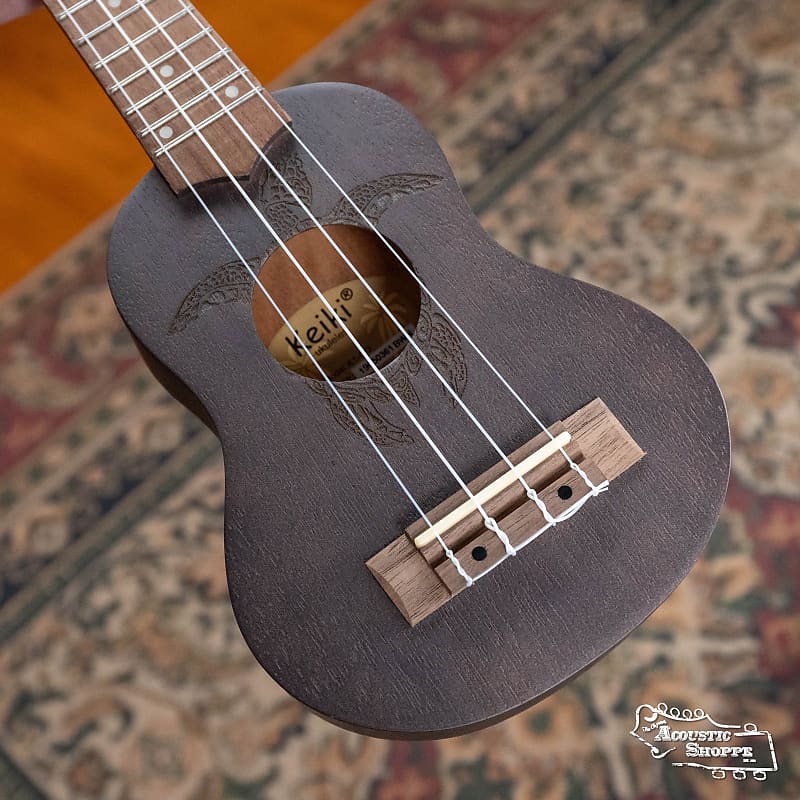 KEIKI K1-CO Series 4-String Sopranino Ukulele Set #0361 | Reverb