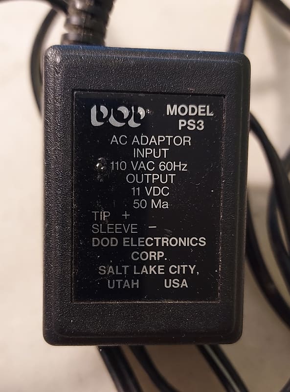 DOD PS3 adapter/power supply - black | Reverb