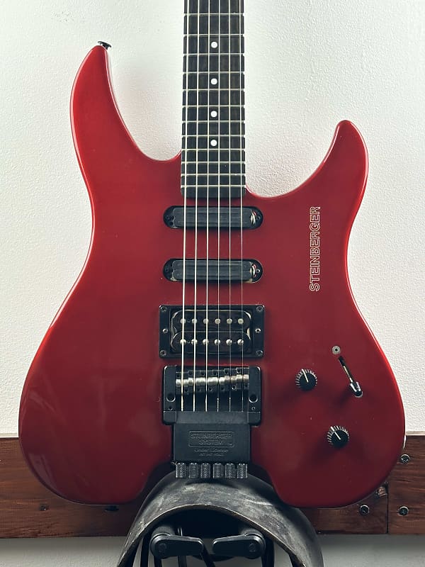Steinberger GR4 HSS 1990s Red Headless Guitar USA | Reverb