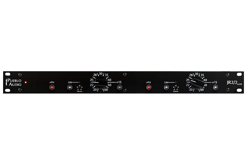 Pueblo Audio JR2/2-ADR-LIM Dual-Channel Mic Preamp with Peak | Reverb