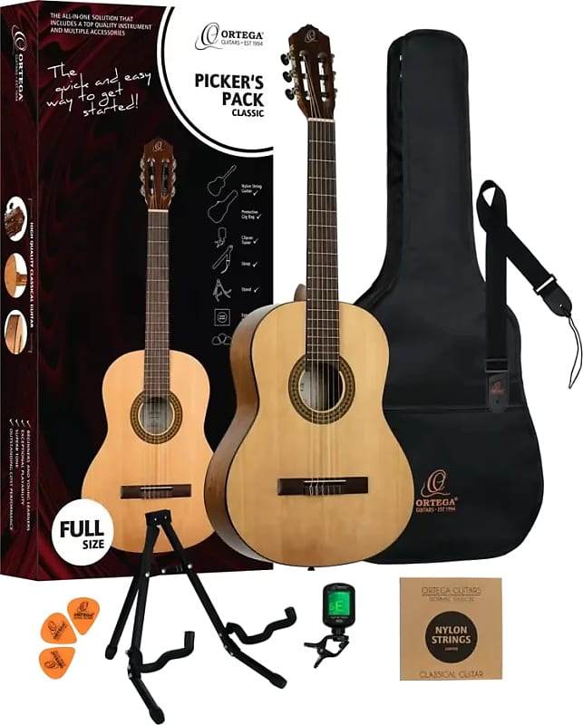 Picker's Pack - Student Series Full Size Nylon Classical | Reverb
