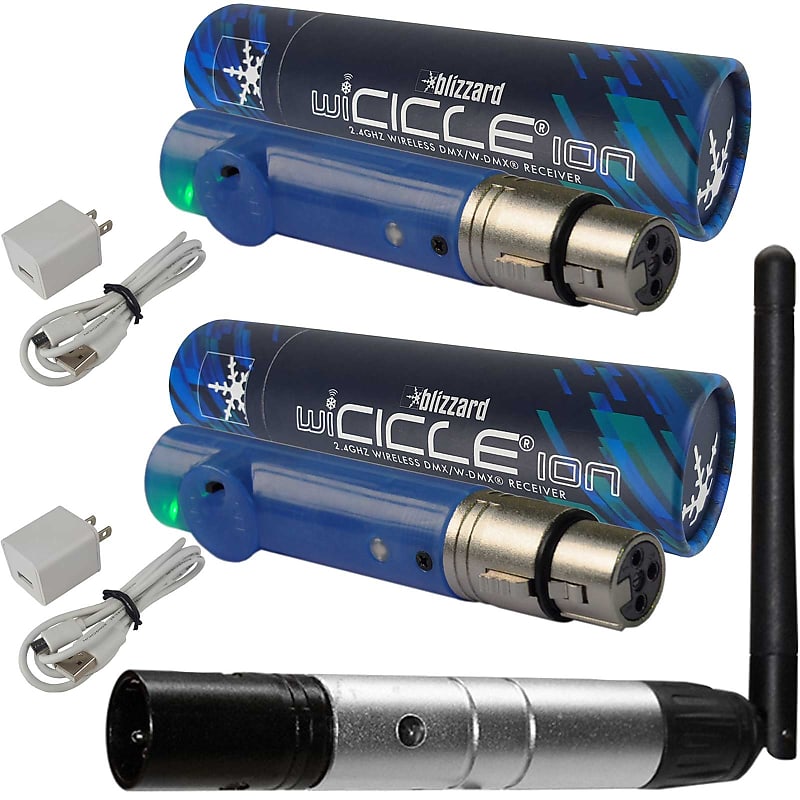 Blizzard wiCICLE XMIT Wireless DMX Transmitter w (2) Wicicle | Reverb