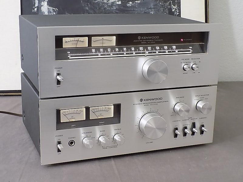 Kenwood KA-5700 KT-5500 Integrated Amplifier and Tuner | Reverb