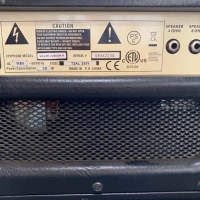 Epiphone Valve JR Stack amp - All tube half stack with 5 | Reverb