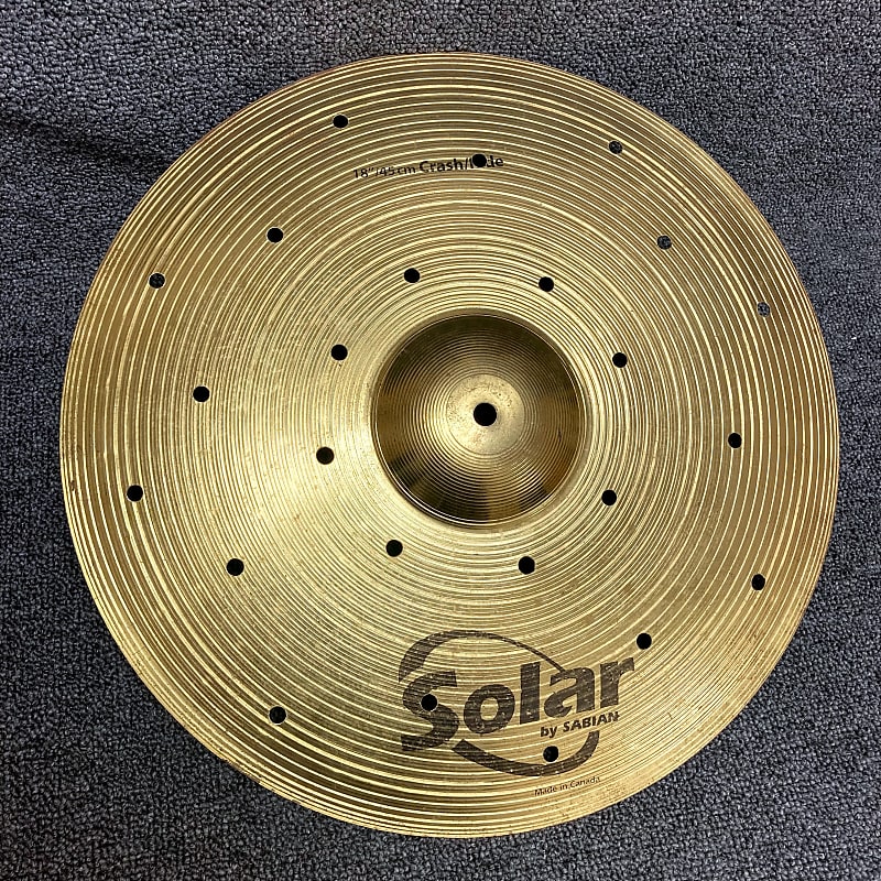 Sabian Solar 18" Crash/Ride Cymbal | Reverb