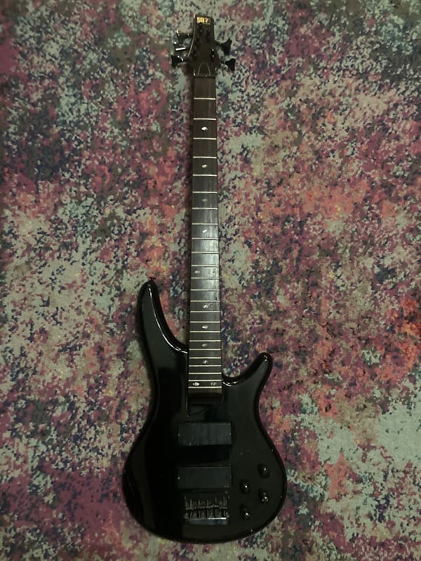 Ibanez SoundGear 5 String Bass SDGR SR885 1995 Black Active | Reverb