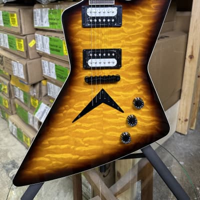 Dean X Series Z 2022 Trans Brazilia on Quilted Maple | Reverb