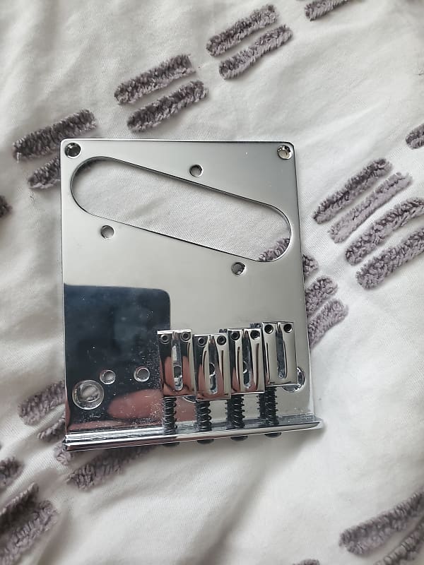 Fender Ultra Tele Bridge Brass 2020 Chrome | Reverb