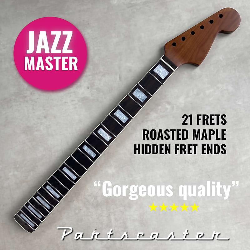 Roasted Maple Jazzmaster neck - Rosewood fretboard - Nitro | Reverb UK