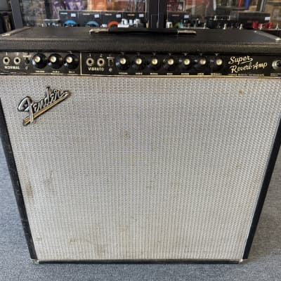 Fender Vintage 1965 Blackface Super Reverb 2-Channel 40-Watt | Reverb