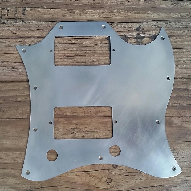 Handmade metal guitar pickguard fits Gibson SG full face | Reverb