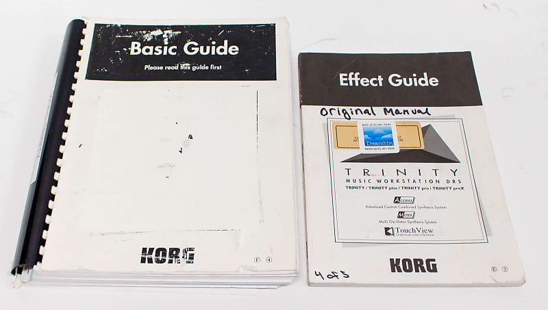 Korg Trinity Basic Guide Effect Guide Parameter | Reverb Deutschland