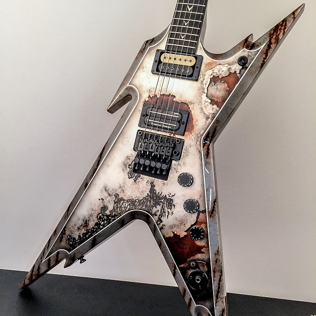 Dean Dimebag Darrell Razorback USA Tribute 2005 Rust - Artist | Reverb