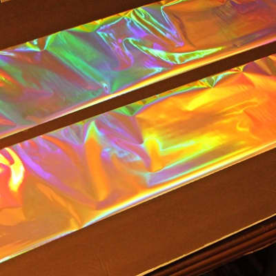 KRAMER Holoflash Film 2 Square Feet Silver Hologram | Reverb