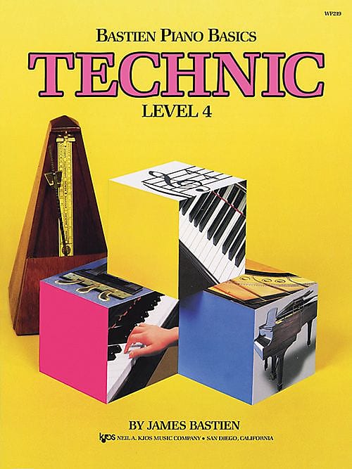 Bastien Piano Basics, Level 4, Technic | Reverb