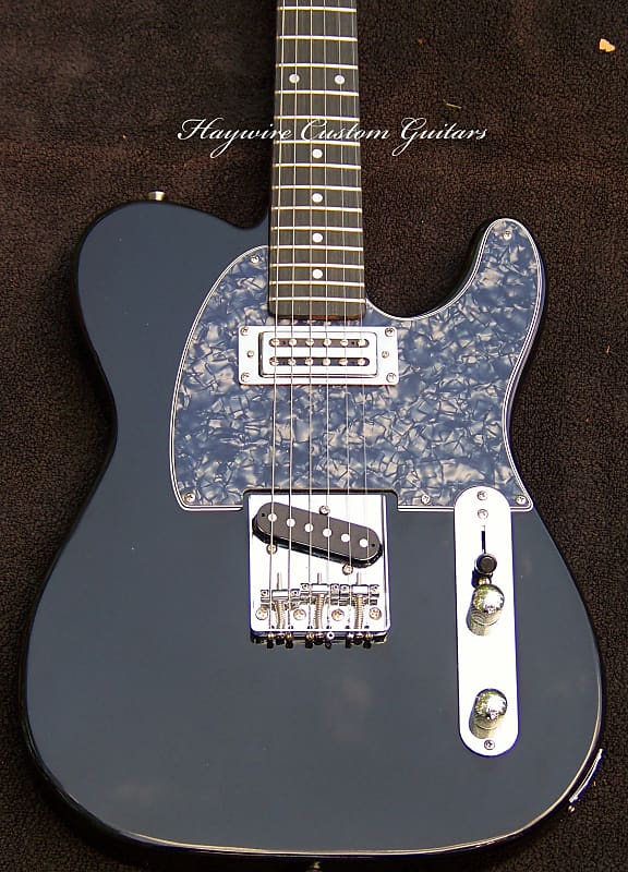 Black Vintage Telecaster Guitar +Matching Headstock + | Reverb Canada