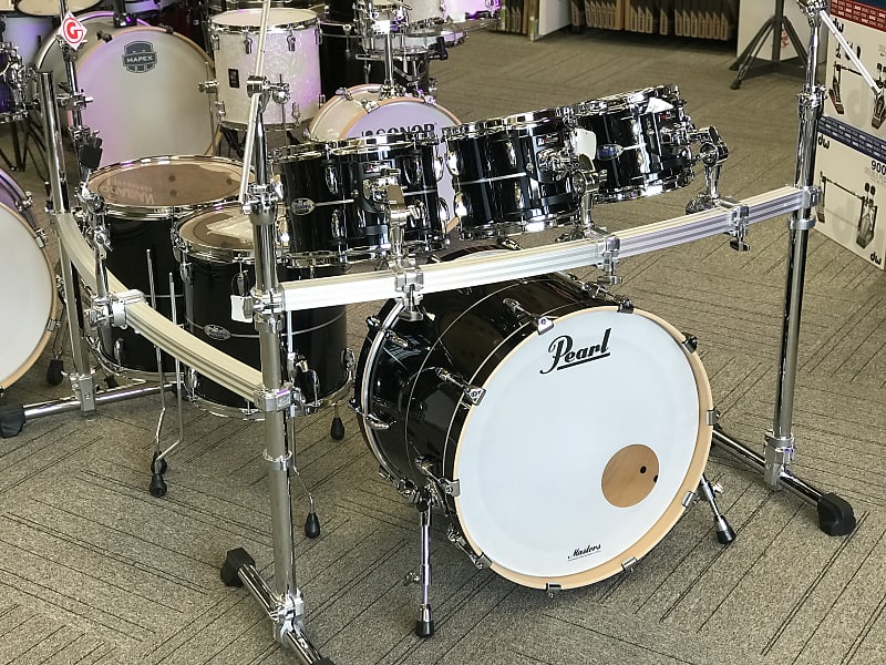 Pearl MCT- Masters Maple Complete 2021 Quicksilver Black | Reverb