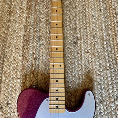 Fender/Warmoth Custom Telecaster Junior 2021 Fuchsia Flake | Reverb
