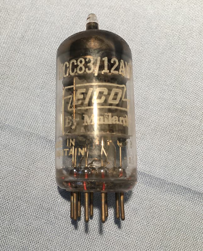 Vintage Mullard ECC83/12AX7 Blackburn Plant Perfect Balance | Reverb